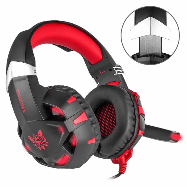 Quality Xbox One 2.2m 2.2kohm Surround Sound Gaming Headset for sale