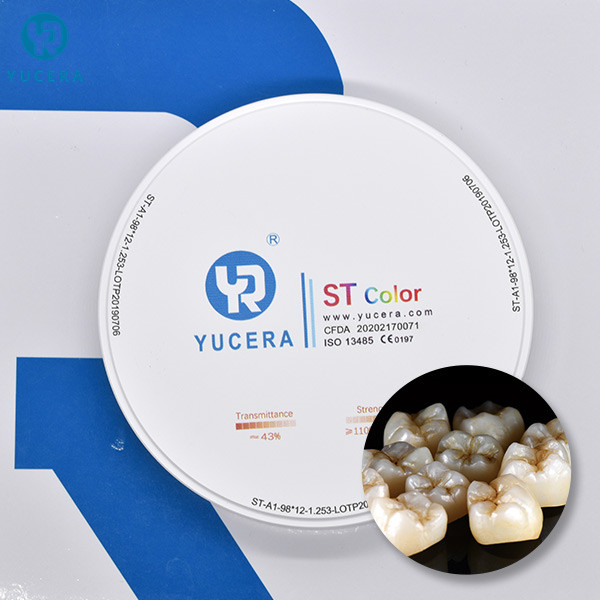 Quality 1200HV Pre Shaded Zirconia Blocks for sale