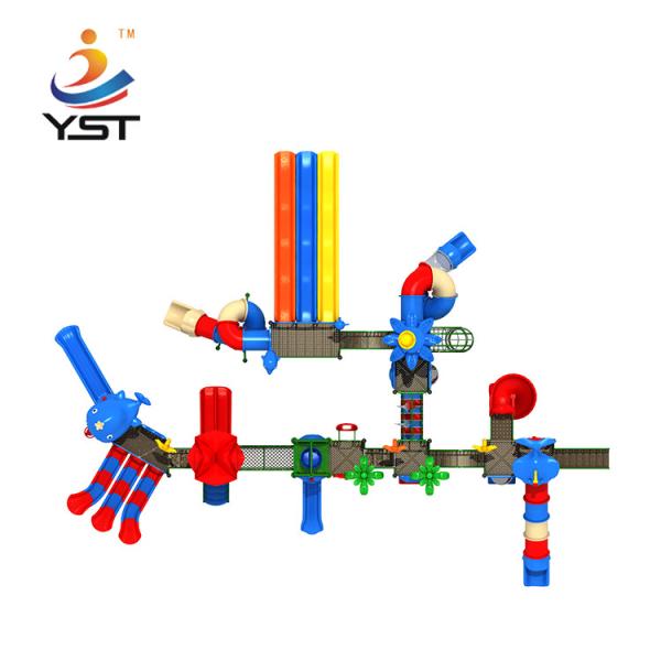 Quality Children outdoor playground combined slides for sale for sale
