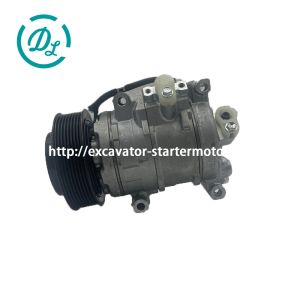 Quality EexcavaStart Denso 10SRE18C 24V Excavator AC Compressor HFC-134a for sale