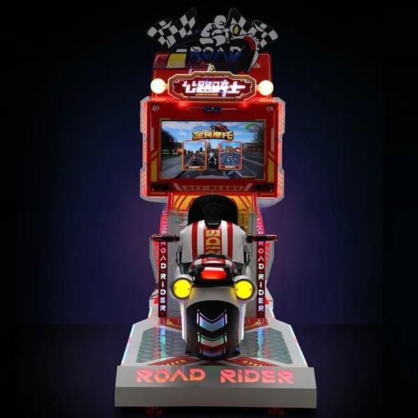 Quality 3D Motorcycle Arcade Simulator 400W High Performance For Immersive Player for sale