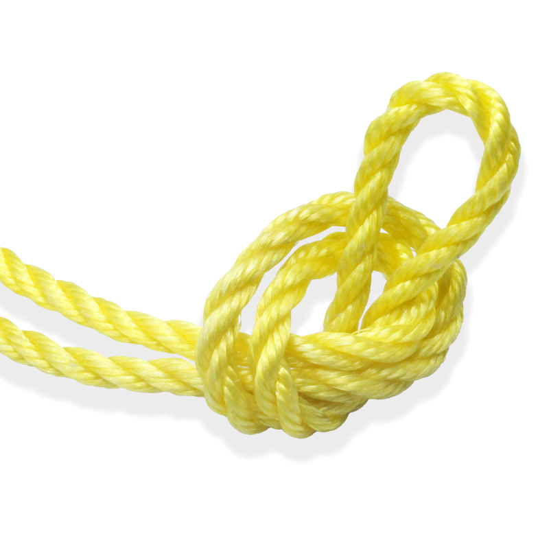 Quality 3 Strands Plastic PP Polypropylene Rope Twisted Fishing Net Rope Packaging for sale