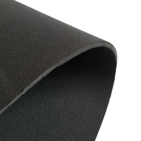 Quality ROHS 1 - 10mm Black Double Sided Neoprene Fabric Sheets For Printing, Printable for sale