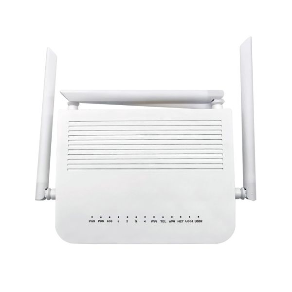 Quality AX3000 FTTH XGPON ONU WIFI 6 4GE Dual Band ONT Five External Antenna for sale