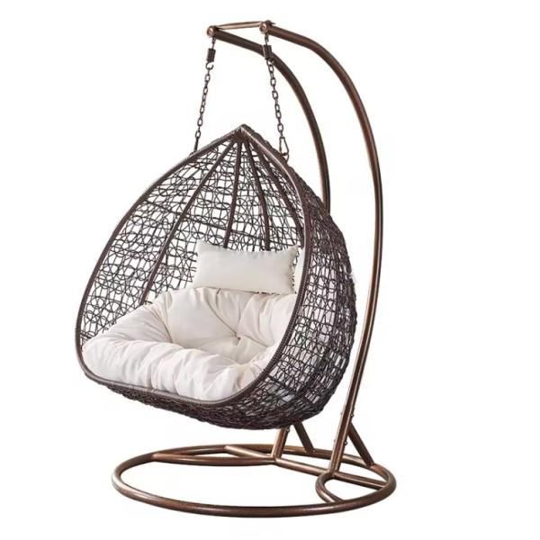 Quality CE BSCI Outdoor Indoor Garden Patio Swing Chair 3 Seater For Hotel And Garden for sale