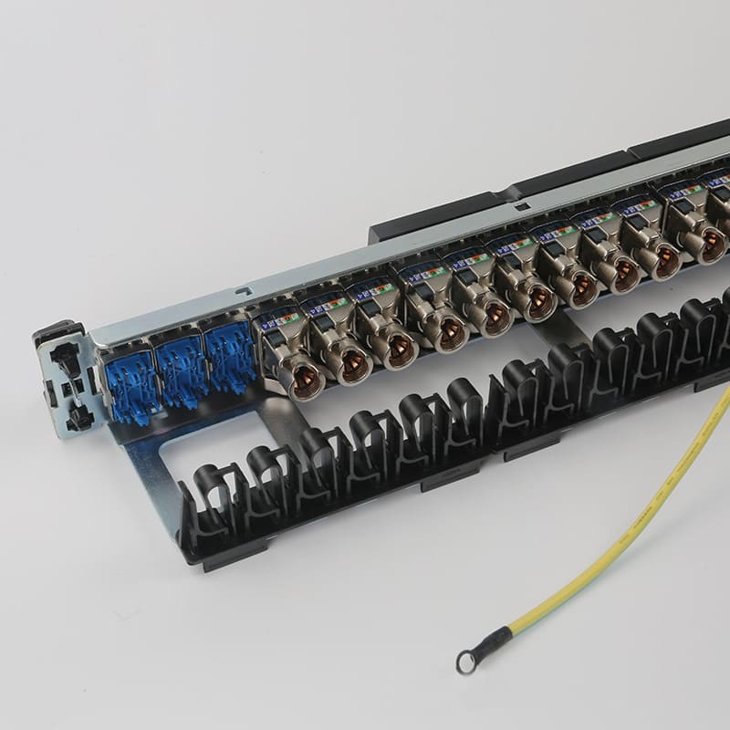 Quality UTP Network Patch Panel Integrated RJ45 1U 24 Port Patch Panel for sale