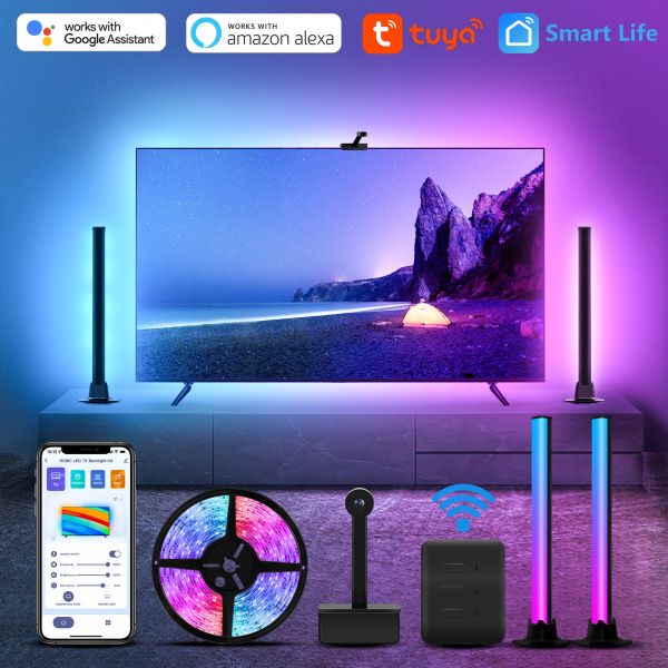 Quality LED 5050 Colour Changing Light Bar WiFi 2.4G Voice Control With Camera for sale