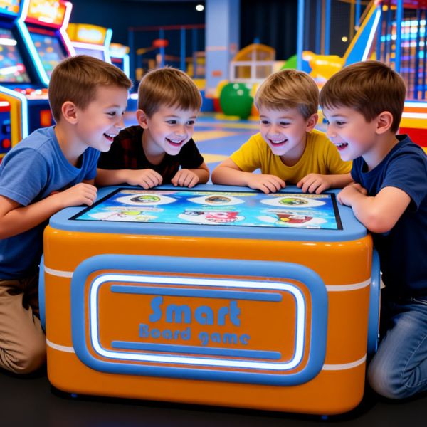 Quality Children's Interactive Touch Game Table with Multi-touch Screen and Educational for sale