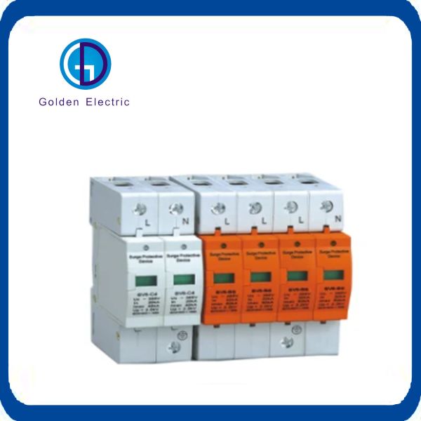 Quality 1p 2p 3p 3p N SPD Surge Protection Device for AC Electronical Lightning Protection for sale