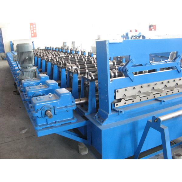 Quality Customized Sheet Metal Decking Roll Forming Machine Controled by PLC System for sale