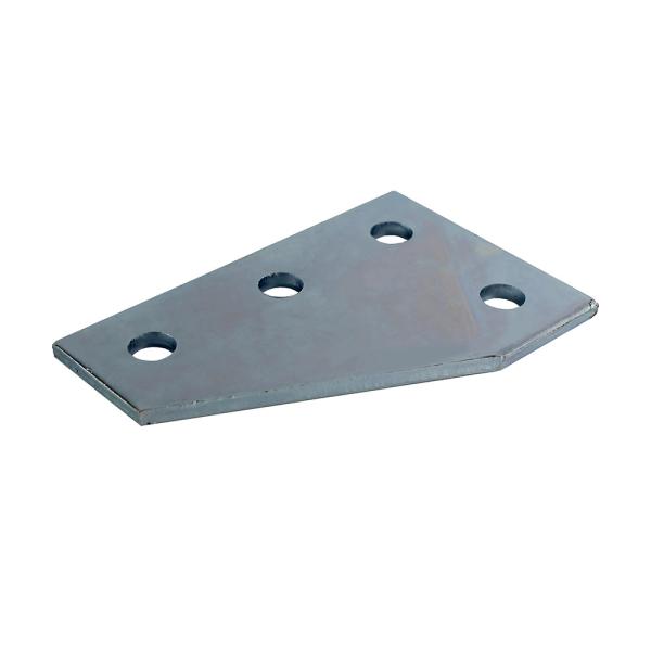 Quality 4 Hole 45 Degree Angle Bracket Carbon Steel Channel Fittings for sale