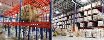 Push Back Pallet Rack High Density Warehouse Storag Rack