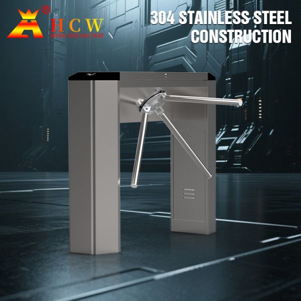 Quality HCW RFID Card Reader Turnstile Gate 70kg Tripod Access Control System for sale