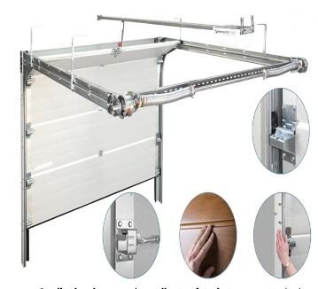 Break Prevention Sectional Overhead Door Industrial Sectional High Quality