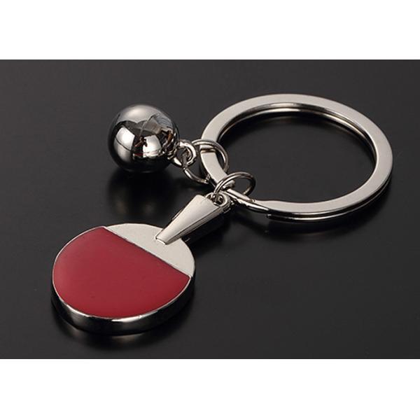 Quality Simple / Stylish Table Tennis Equipment , Table Tennis Keyring Zinc Alloy With for sale