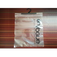 Quality Transparent Packaging Garment Set Bag Zipper Packaging Plastic Bags for sale