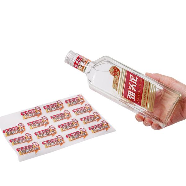 Quality Custom Made Clear Labels Personalized Waterproof Wine Bottle Labels for sale