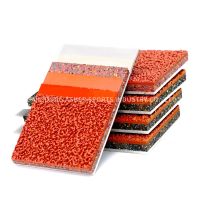Quality UV Resistant Sandwich System Running Track Non Toxic Outdoor Rubber for sale