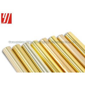 Quality Decorative 1 Inch Core 12 Micron Golden Hot Stamping Foil for sale