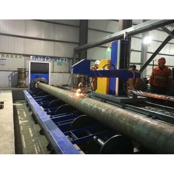 Quality OD 1000mm CNC Pipe Cutter / Automatic CNC Plasma Tube Cutting Machine for sale