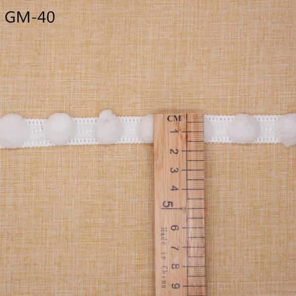 Quality GL012 25mm 3.5 Grade Cotton Pom Pom Trim for sale