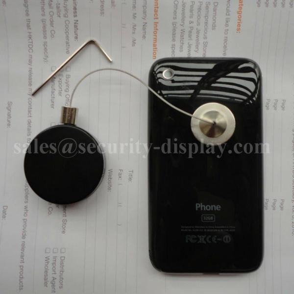 Quality Round Anti-Theft Display Pull Box With Circular Sticky Metal Plate End for sale