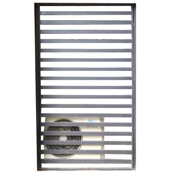 Quality Preassembled Outside Black Wrought Iron Guardrail Fence Panel Balustrade for sale