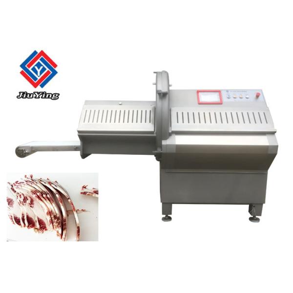 Quality 200pcs / Min Meat Processing Machine Automatic Frozen Meat Slicer With Gentle for sale