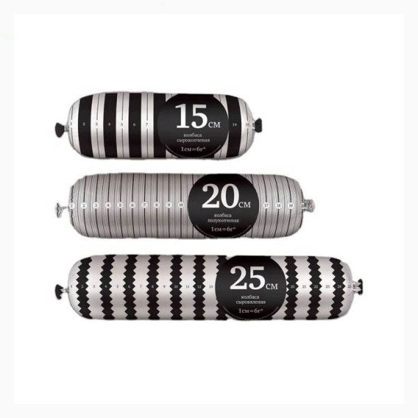 Quality Food Packing Film Printed Artificial Sausage Casing PVDC Tubular Sausage Casing for sale
