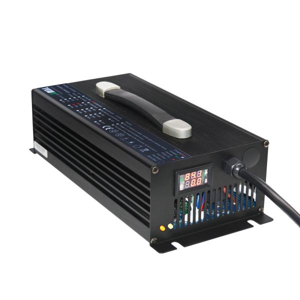 Quality 48V 36V 24V 12V Lithium Battery Charger Smart High Efficiency for sale