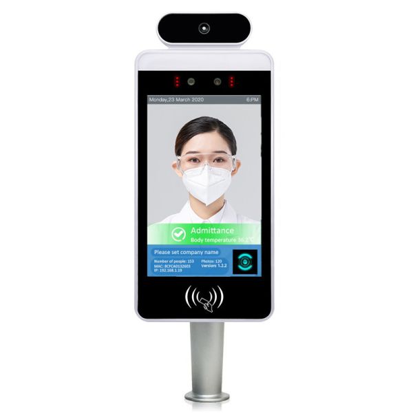 Quality Smart Face Recognition Body Temperature Measurement System with LCD screen for sale