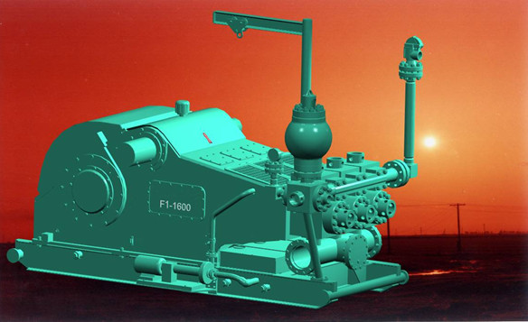 Quality Gas Well Piston F 1600HL Drilling Rig Mud Pump for sale