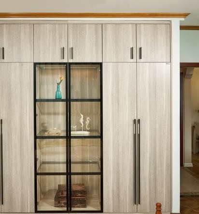 Quality Lacquer Door PVC Wardrobes For Bedroom Moistureproof for sale