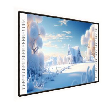 Quality Interactive Projector Board 4K 82 85 102 Inch Side Bar 10 Touch Points USB PC for sale
