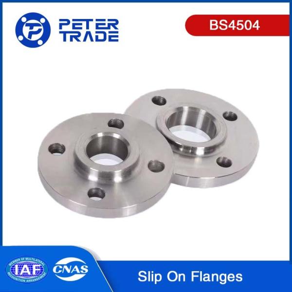 Quality BS4504 PN 16 Slip On Industrial Pipe Flanges Carbon Steel A105 Stainless Steel ASTM A182 F304/316/321 Slip On Flanges for sale