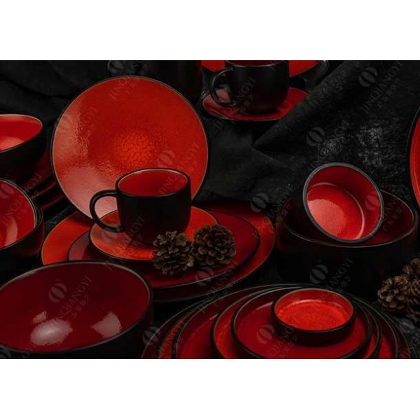 Quality High Temperature Color Dinnerware Set OEM ODM Available for sale
