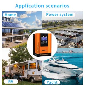 Quality Smart Off-Grid MPPT Controller LCD Display and Touch Button for Advanced Solar for sale