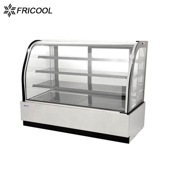 Quality High quality refrigerated glass door display case cake showcase with CE/ETL for sale