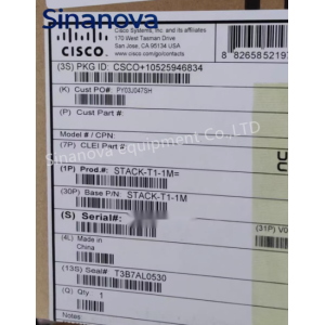 Quality STACK T1 1M Cable | 1m StackWise-480 for Cisco 9300 Redundant Stacking original for sale
