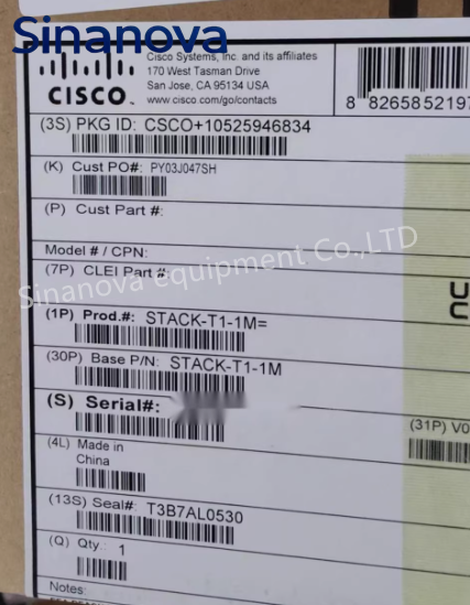 Quality STACK T1 1M Cable | 1m StackWise-480 for Cisco 9300 Redundant Stacking original new in stock  for sale