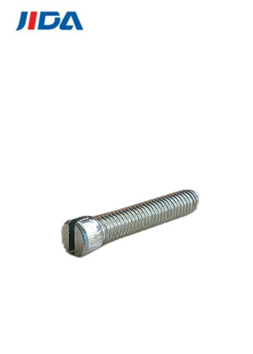 Quality M3 X 16mm Round Slotted Head Machine Screw Blue White Zinc for sale