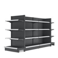 Quality Stationery Display Stand Gondola Racking System Supermarket Wooden Cold Rolled for sale