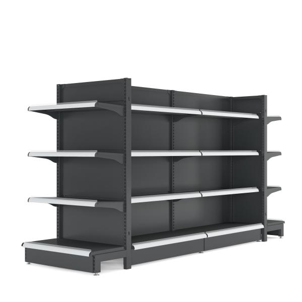 Quality Stationery Display Stand Gondola Racking System Supermarket Wooden Cold Rolled for sale