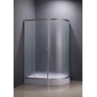 Quality 1150x800x1950mm 4mm Self Contained Shower Units Silver Aluminum Frame for sale