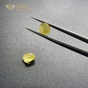 Quality 2ct 2.5ct 3ct Fancy Yellow Lab Grown Colored Diamonds VVS VS for sale