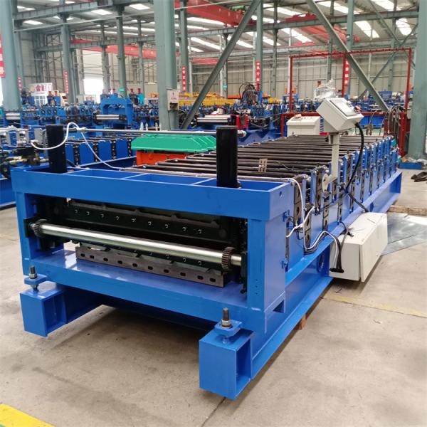 Quality High Speed Metal Trapezoidal Roof Panel Double Layer Roll Forming Machine for sale