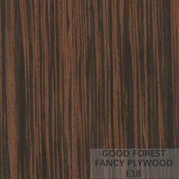 ODM Fancy Plywood Board Customized Ebony Veneer Plywood Panel