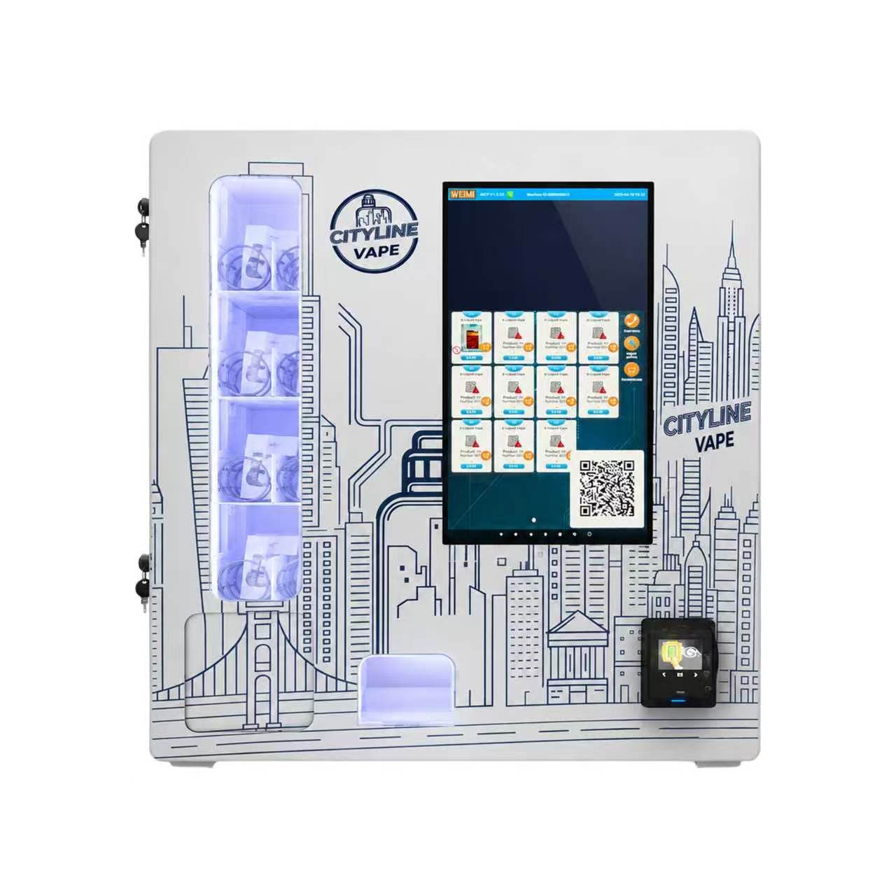 Quality Smart Wall-Mounted Vape Vending Machine Ultra-Compact Automated E-Cigarette for sale