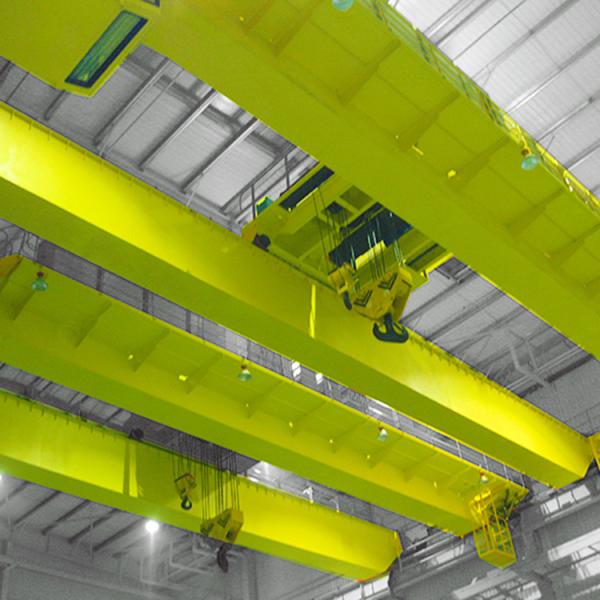 Quality Steel Box Type 32T Workshop LH Model Double Beam Overhead Crane for sale