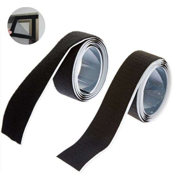 Quality Hot Melt 3m Glue Self Adhesive Velcro Strips Nylon Hook And Loop Fasteners 2mm for sale